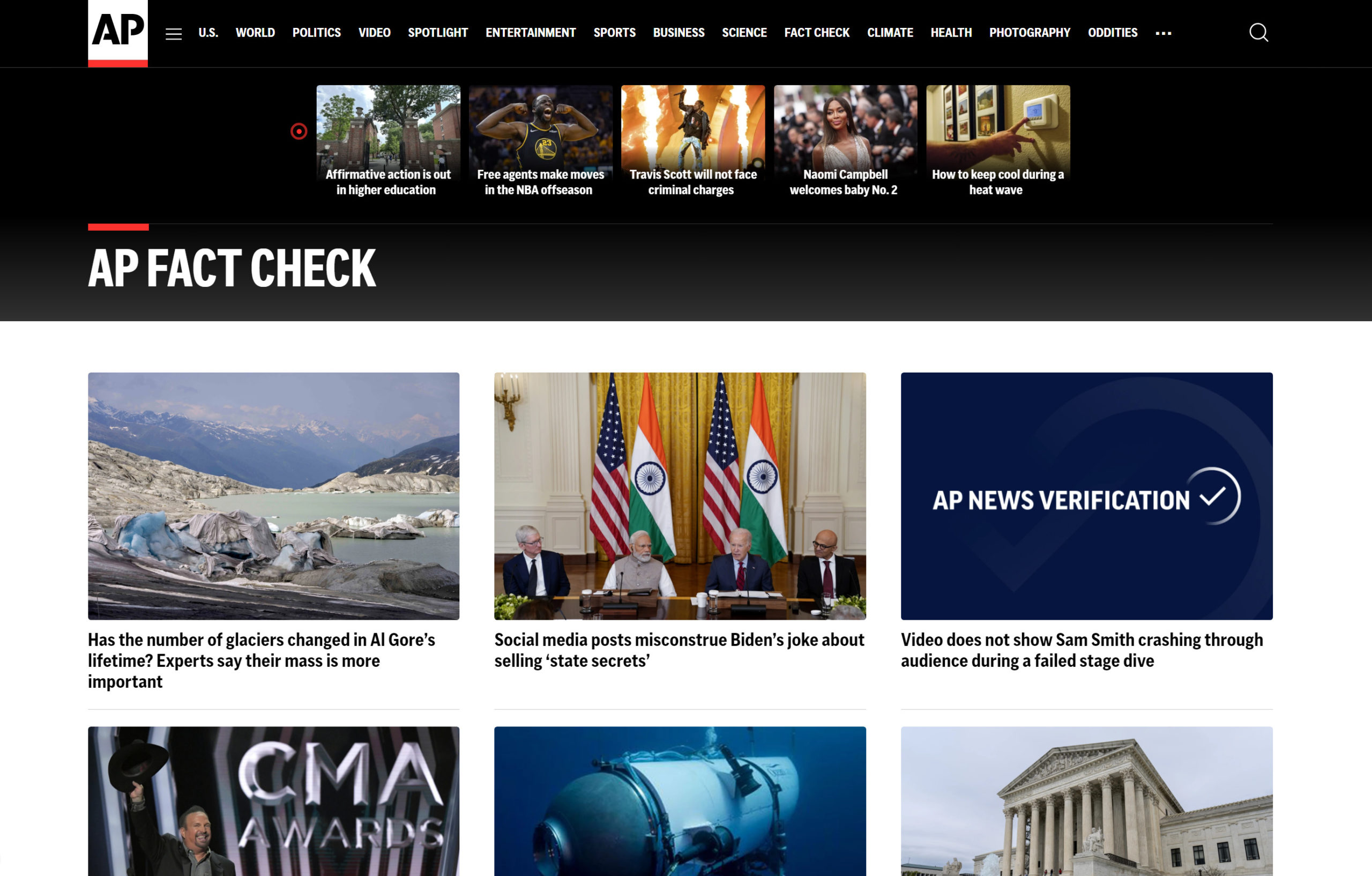 Associated Press (AP) Fact Check database - Ukraine Fact Check