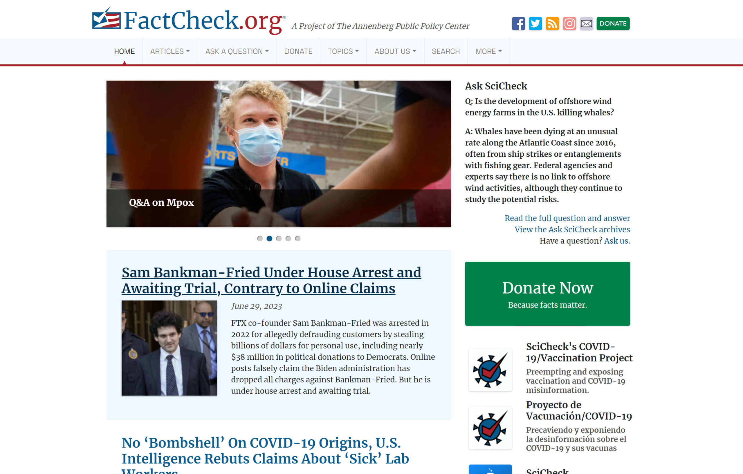 FactCheck.org – fact checking website - Ukraine Fact Check