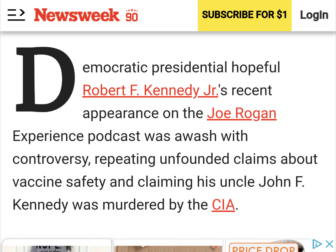 Did RFK Jr. Claim That Ukraine Has Cost U.S. $8 Trillion? - Ukraine ...