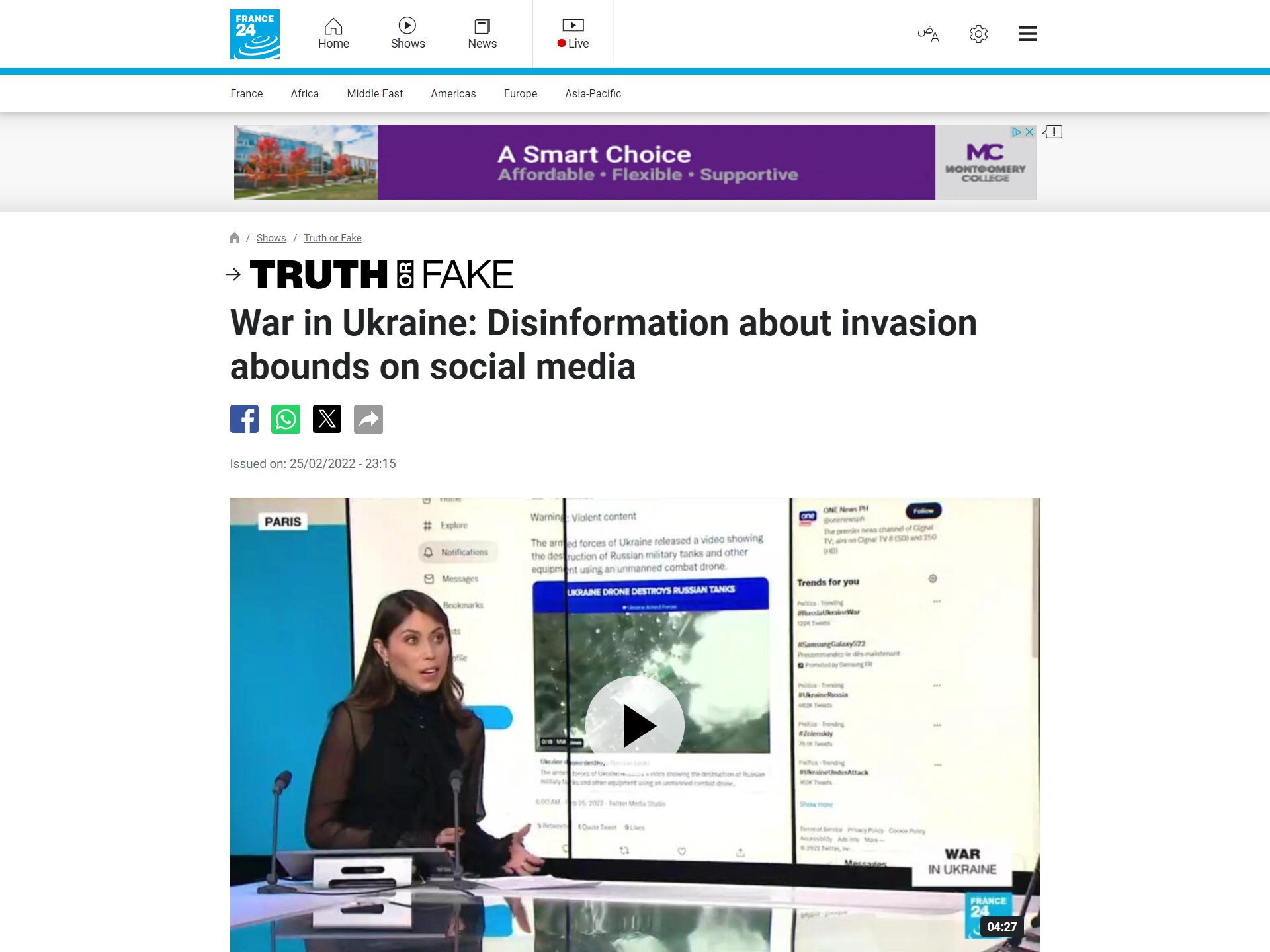 War in Ukraine: Disinformation about invasion abounds on social media ...