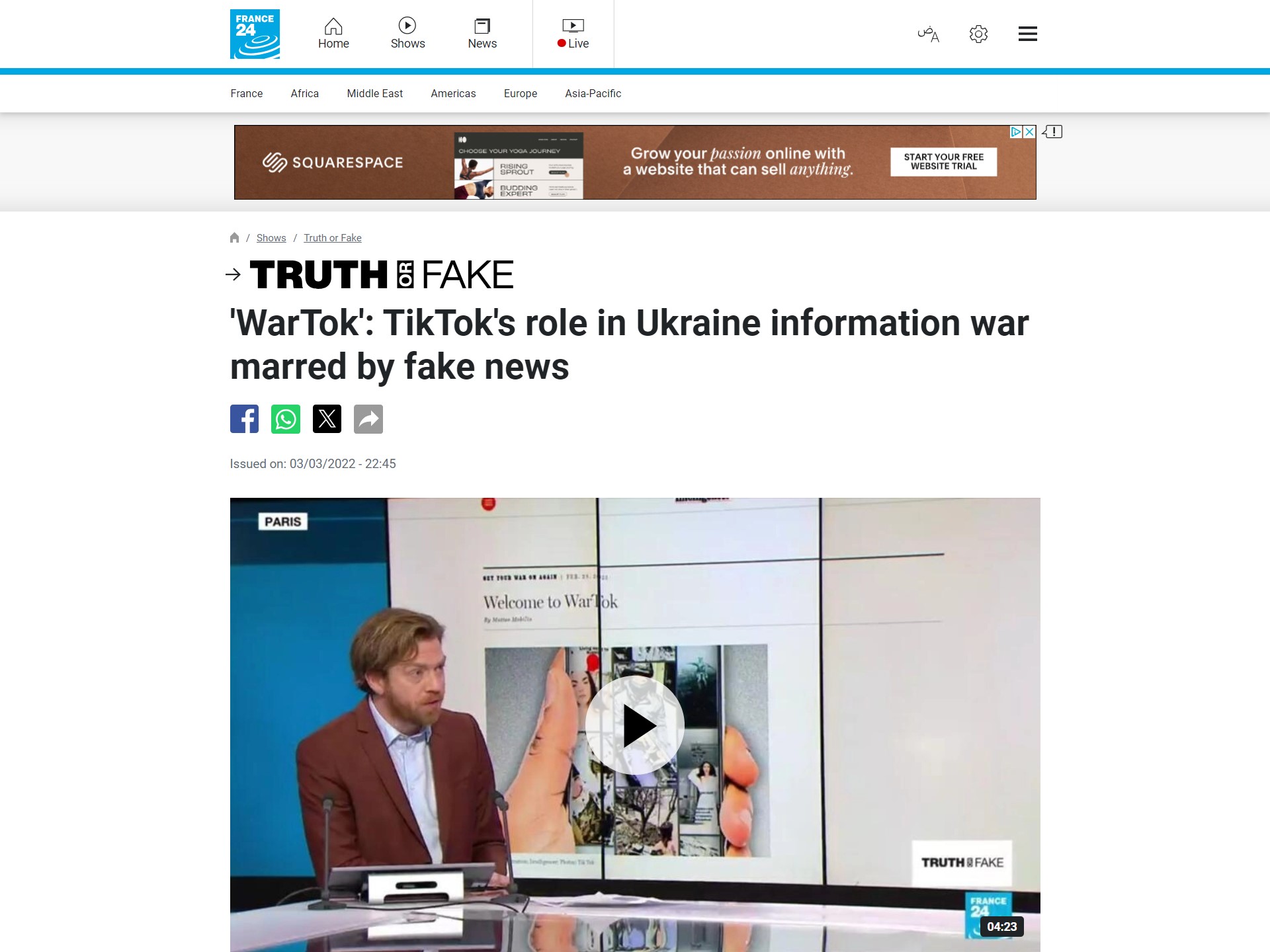 ‘WarTok’: TikTok’s role in Ukraine information war marred by fake news ...