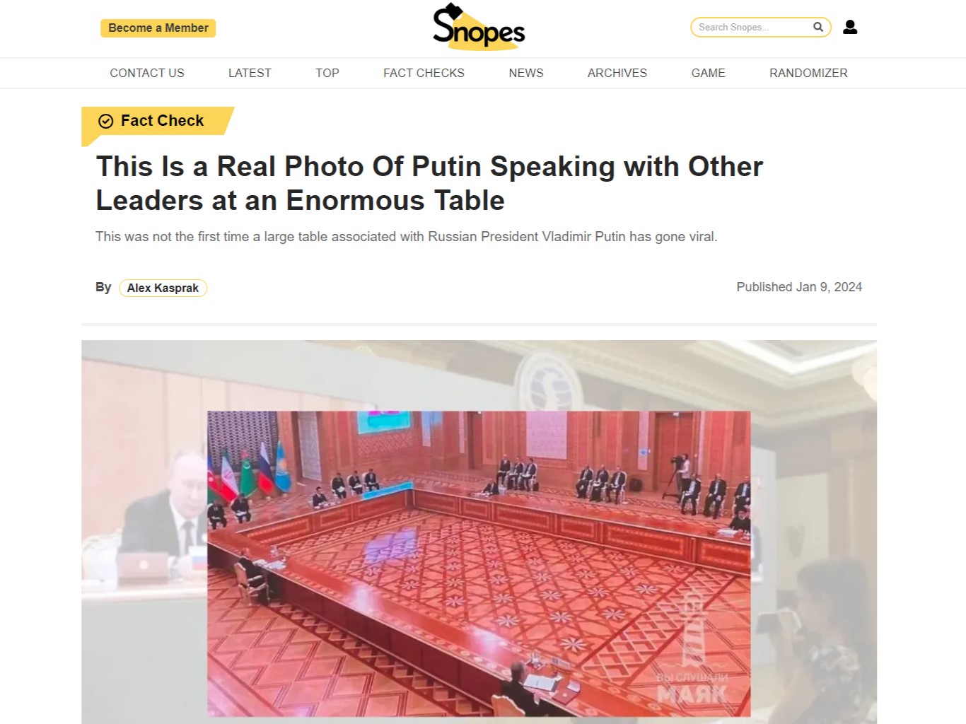 This Is a Real Photo Of Putin Speaking with Other Leaders at an ...