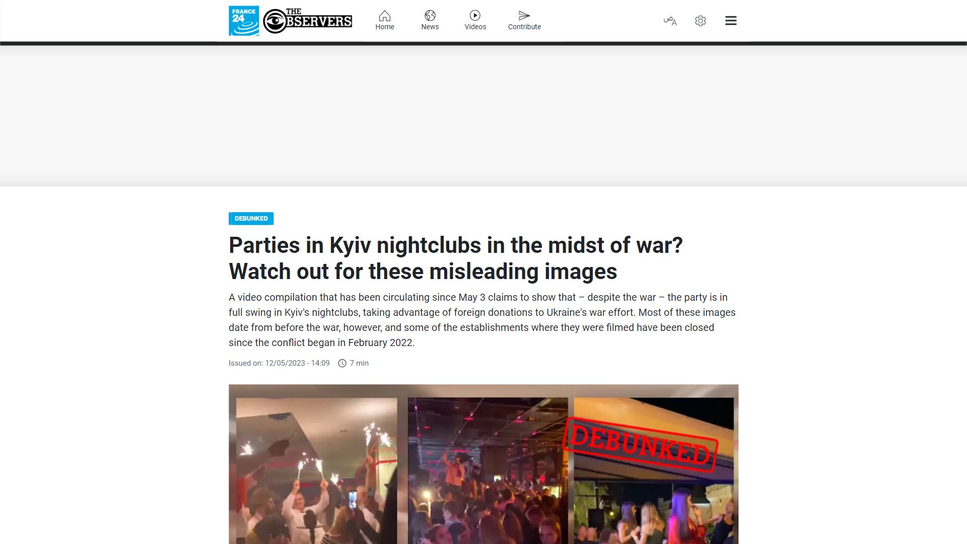 Parties in Kyiv nightclubs in the midst of war? Watch out for these misleading images - Ukraine ...