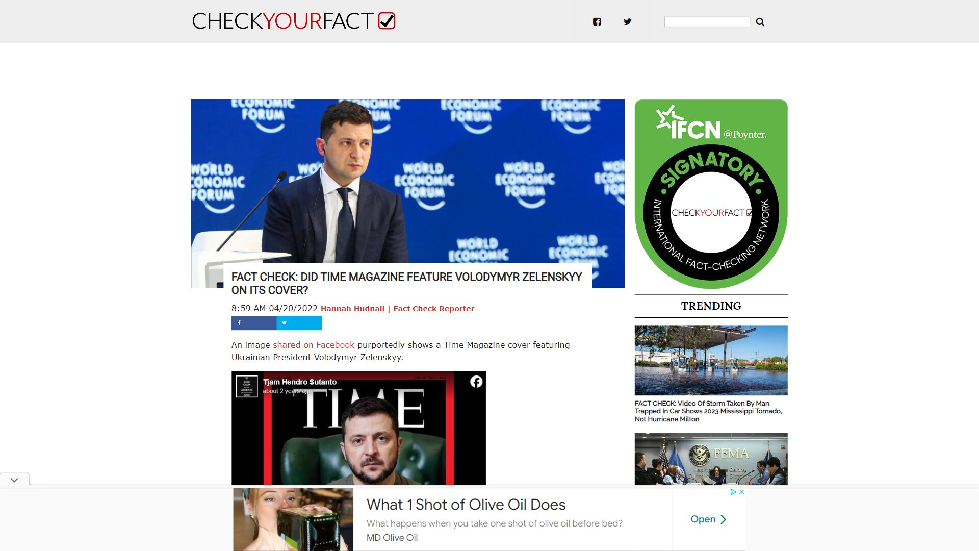 FACT CHECK: Did Time Magazine Feature Volodymyr Zelenskyy On Its Cover ...