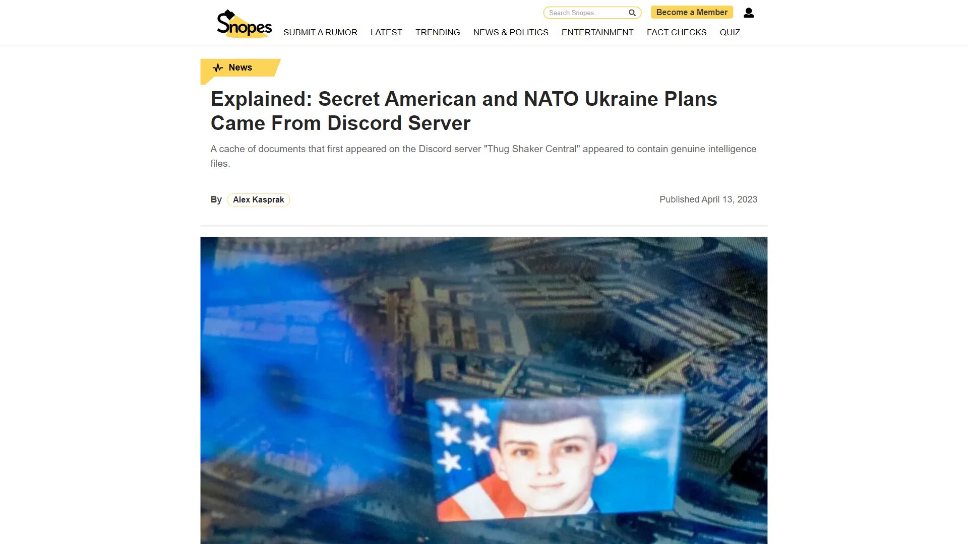 Explained: Secret American and NATO Ukraine Plans Came From Discord ...
