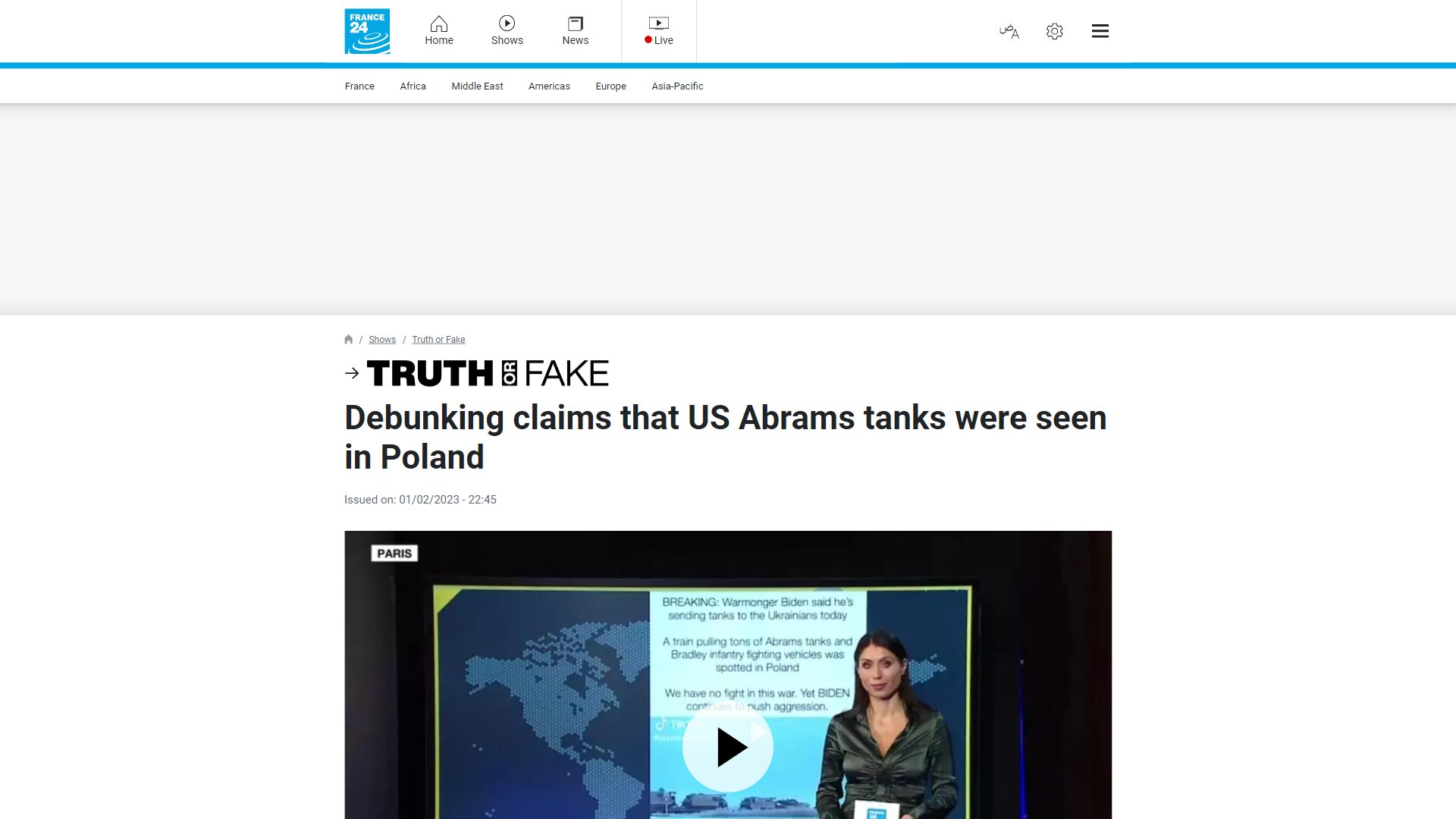 Debunking claims that US Abrams tanks were seen in Poland – Truth or ...