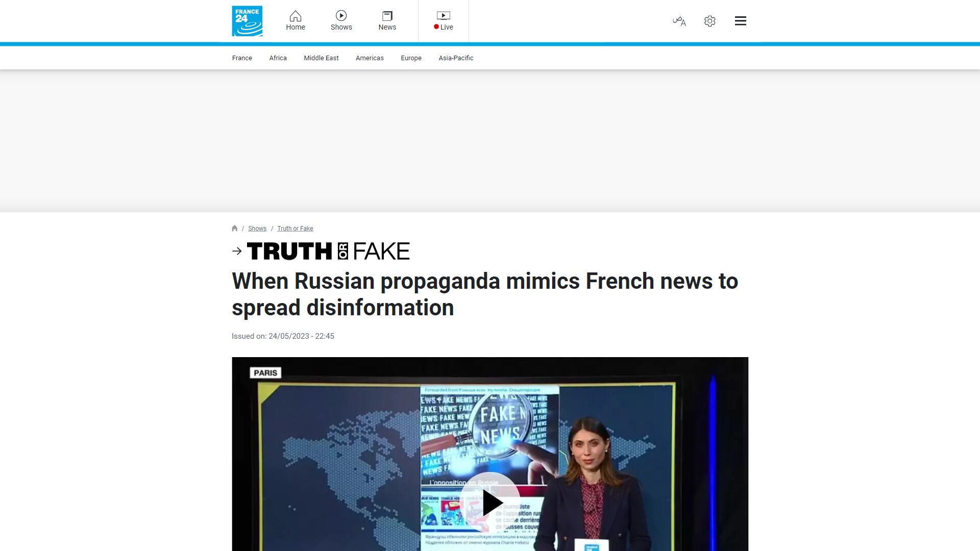 When Russian propaganda mimics French news to spread disinformation – Truth or Fake - Ukraine ...