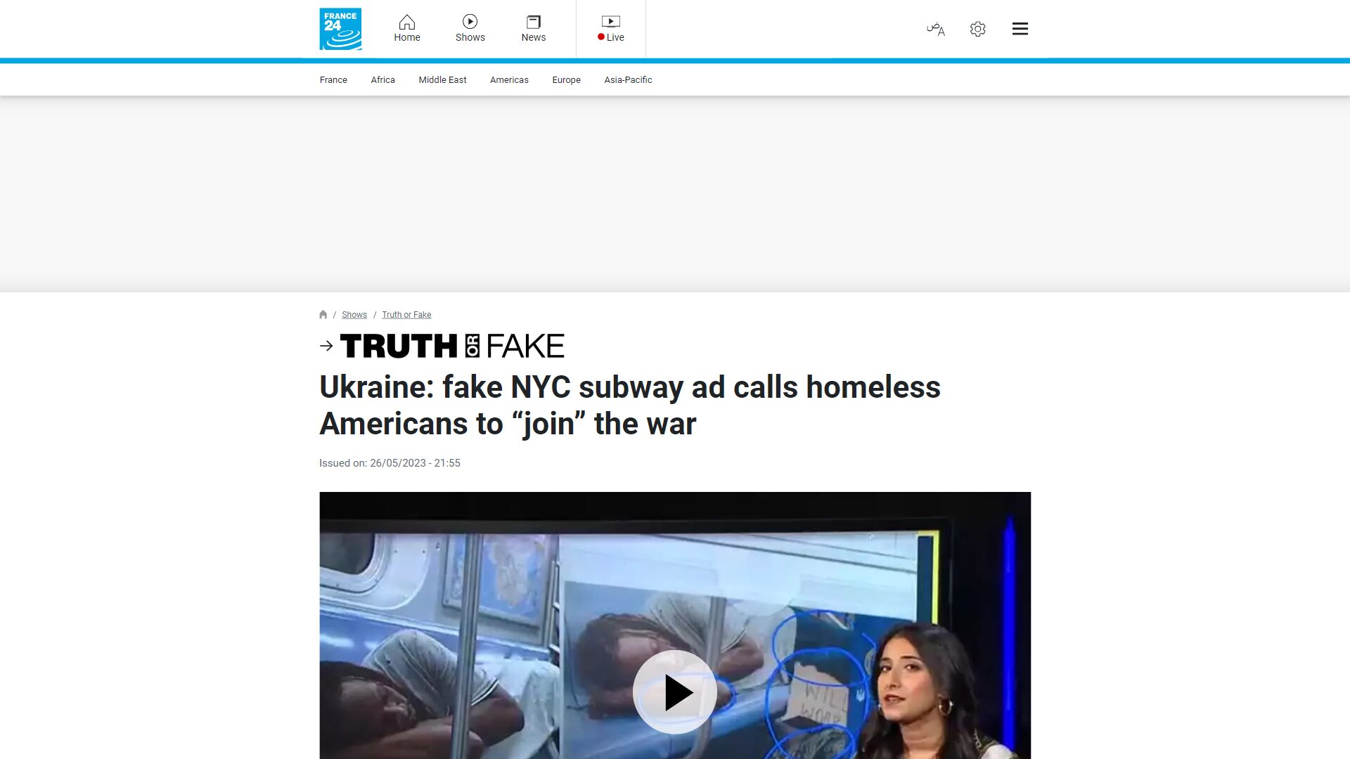 Ukraine: fake NYC subway ad calls homeless Americans to “join” the war ...