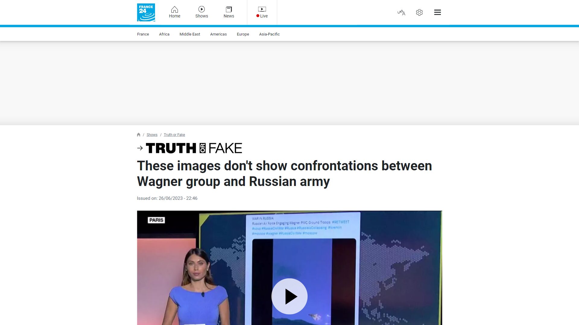 These images don’t show confrontations between Wagner group and Russian army – Truth or Fake ...