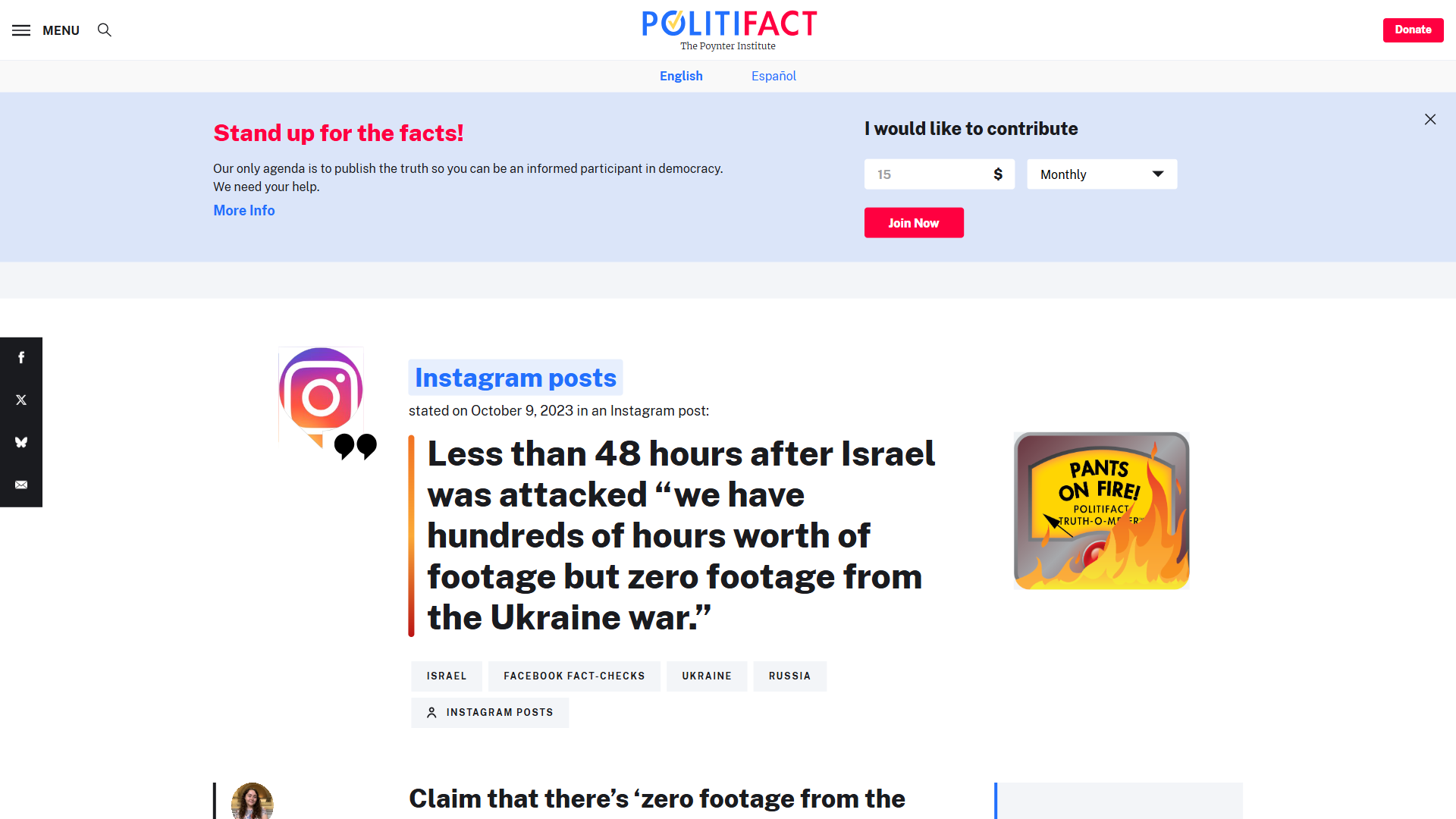 Claim that there’s ‘zero footage from the Ukraine war’ ignores ...