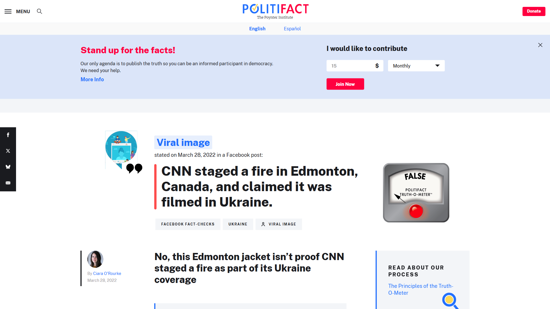 No, this Edmonton jacket isn’t proof CNN staged a fire as part of its ...